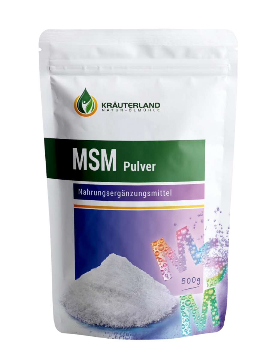 MSM kaufen – hochrein & vegan | Natürliches Schwefelpulver & Kapseln